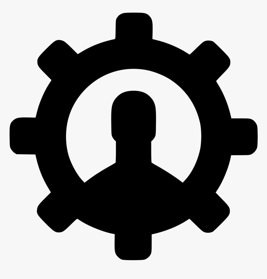 Productivity Gear - User Icon Gear, HD Png Download , Transparent Png ...