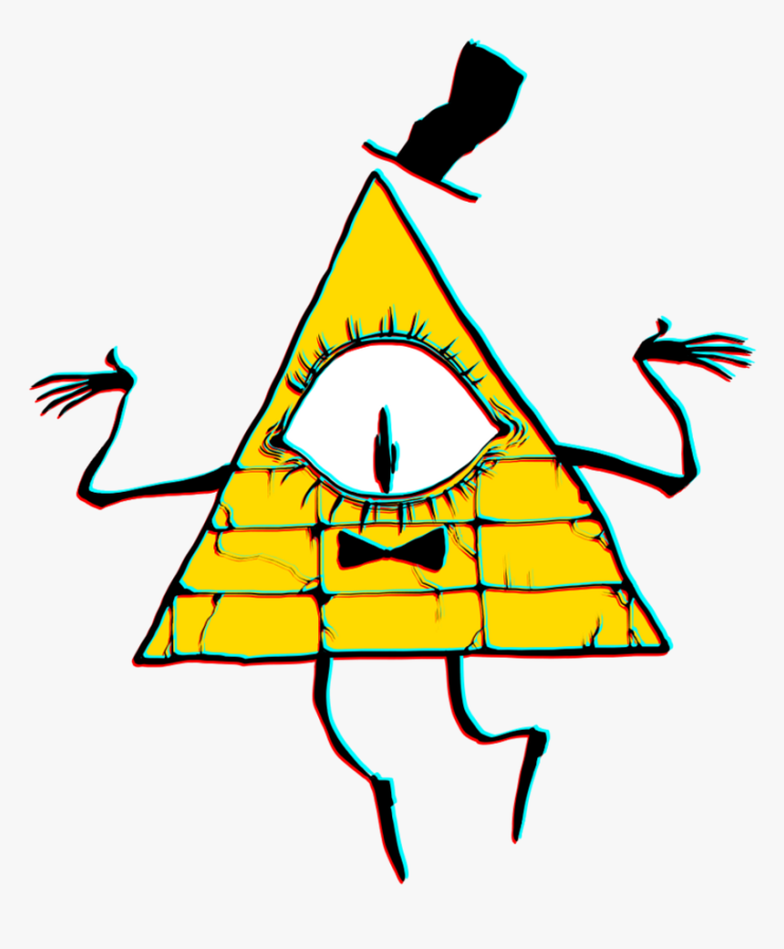 Billcipher Gravityfalls Cartoon Pyramid Yellow Eye - Gravity Falls Bill ...