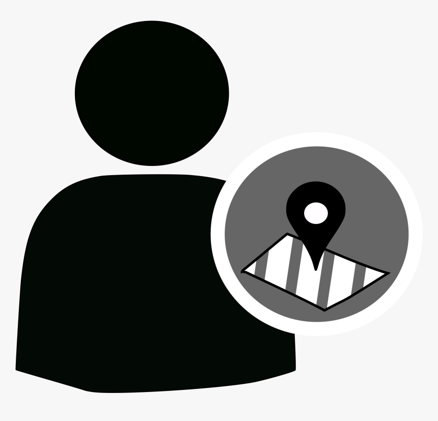 Silhouette,symbol,black - Icon Of Location Clipart, HD Png Download ...