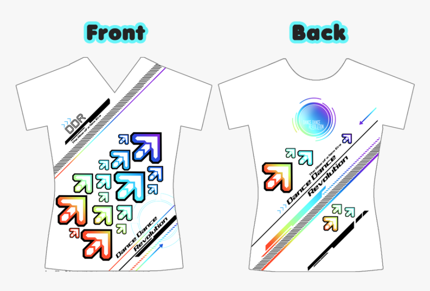 Ddr Arrows Png , Png Download - Dance Dance Revolution Shirt ...