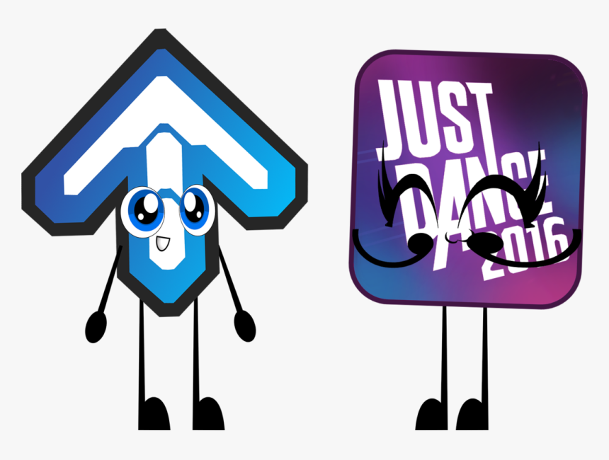 Ddr Arrow And Just Dance Logo By Coulden2017dx - Dance Dance Revolution ...