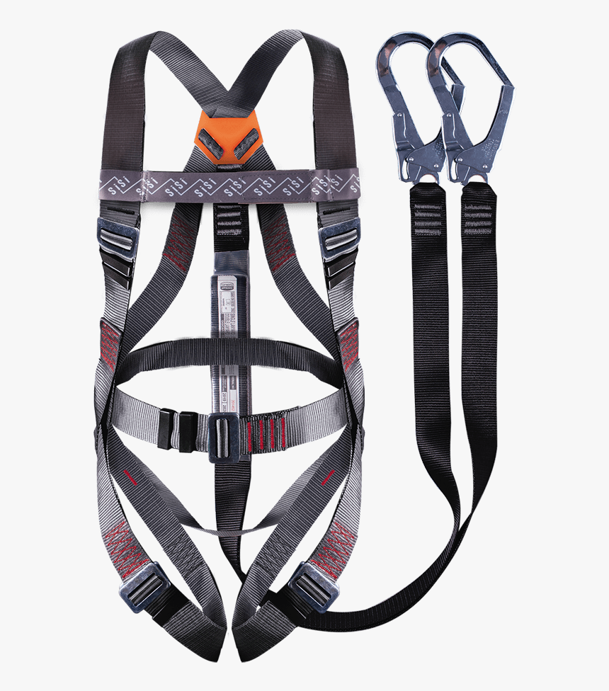Safety Harness Double Lanyard, HD Png Download , Transparent Png Image ...