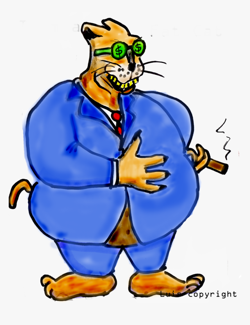 Transparent Fat Cat Png - Cartoon, Png Download , Transparent Png Image ...