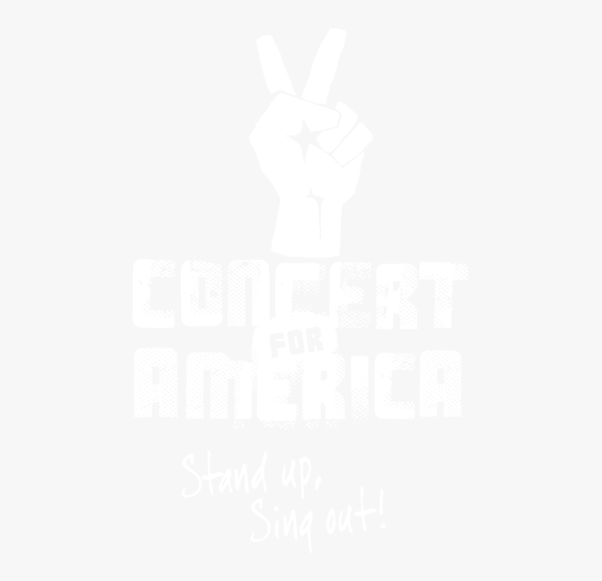 Concertforamerica Logotag White 20170106 - Concert For America, HD Png ...