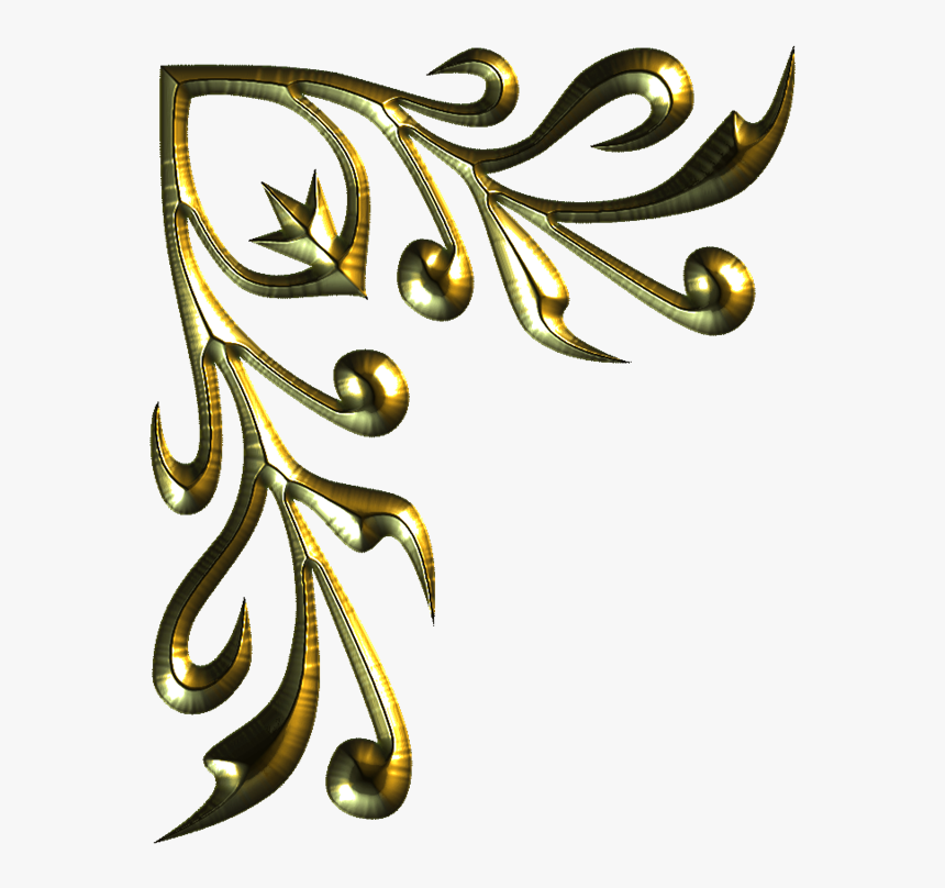 Adornos Dorados Para Diplomas, HD Png Download , Transparent Png Image ...