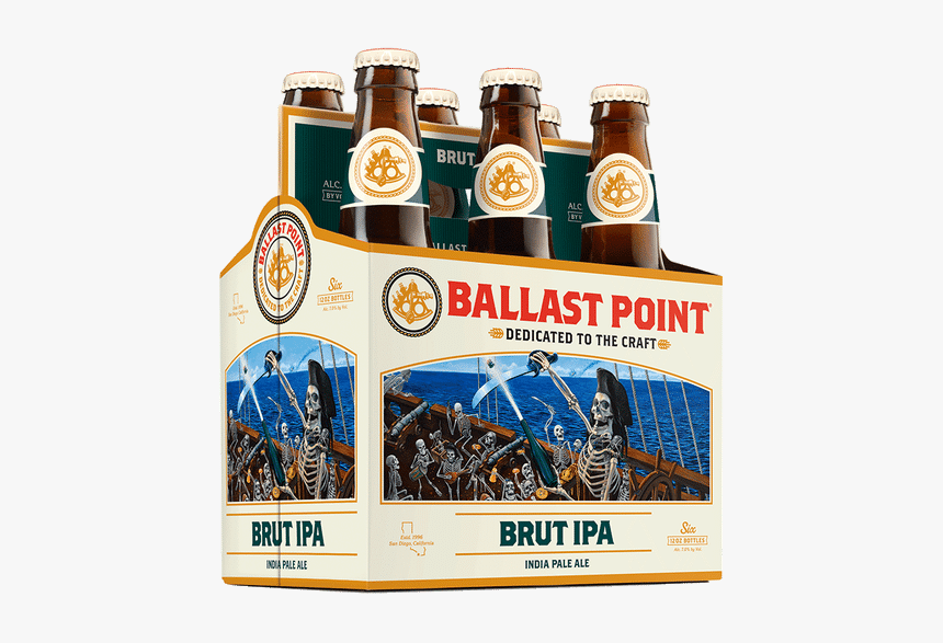 Ballast Point Bone Dry Brut Ipa - Ballast Point Manta Ray, HD Png ...