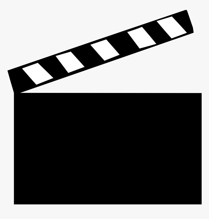 Transparent Movie Slate Png - Clip Art Movie Clapper Board, Png ...