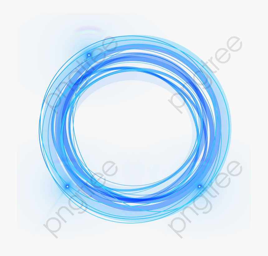 Transparent Blue Effect Png - Circle, Png Download , Transparent Png ...