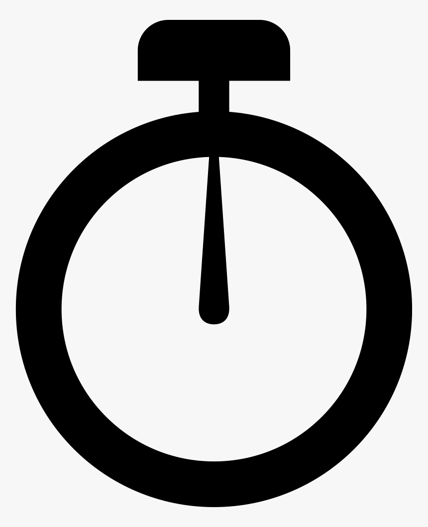 Stopwatch Time Speed Meter Chronometer - Timer Icon Svg, HD Png ...