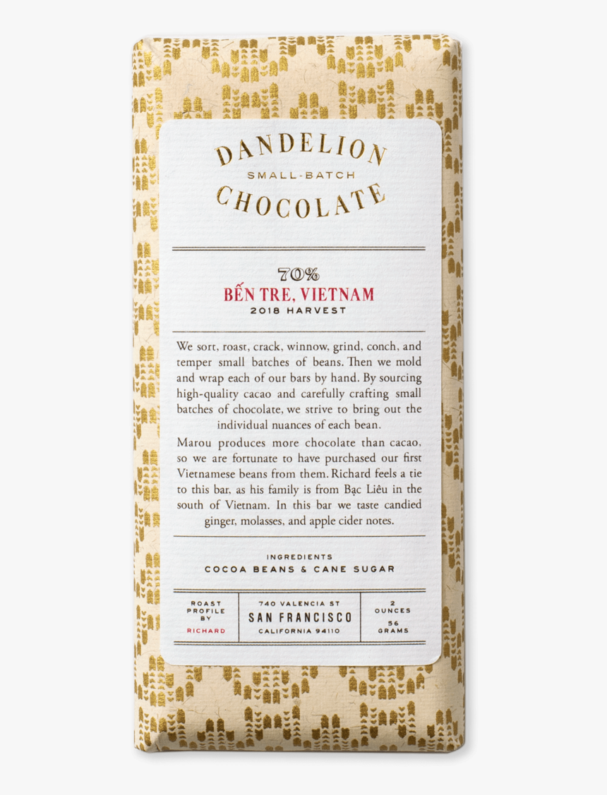 Dandelion Chocolate, HD Png Download , Transparent Png Image - PNGitem