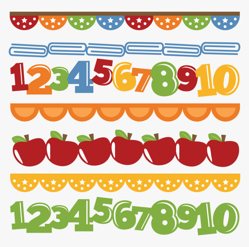 Cute School Border Clipart - Cute School Border Design, HD Png Download ...