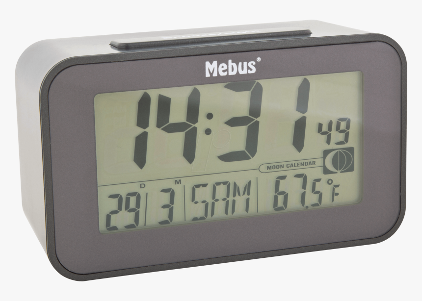 Transparent Digital Alarm Clock Png - Radio Clock, Png Download ...