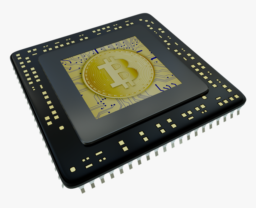 Cpu, Bitcoin, Computer, Chip, Mining, 3d - Illustration, HD Png ...
