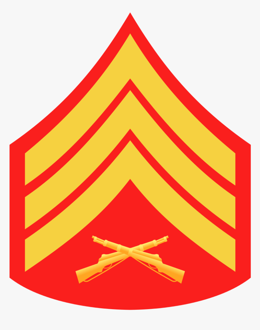 Marine Sergeant Rank, HD Png Download , Transparent Png Image - PNGitem
