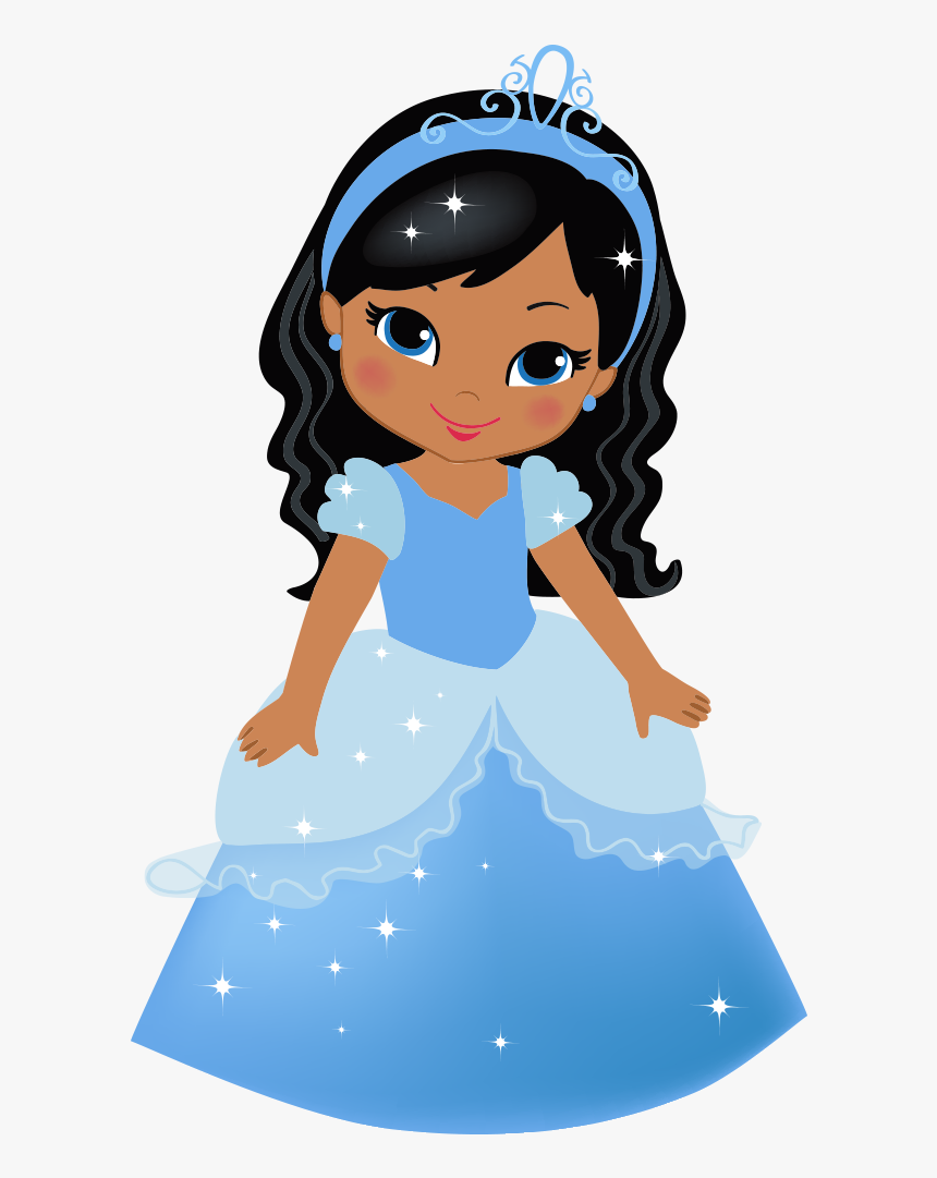 Cartoon African American Princess, HD Png Download , Transparent Png ...