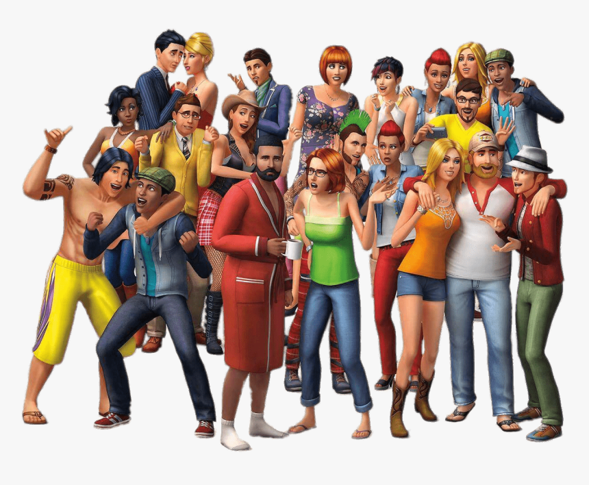 The Sims Characters - Sims 4, HD Png Download , Transparent Png Image ...