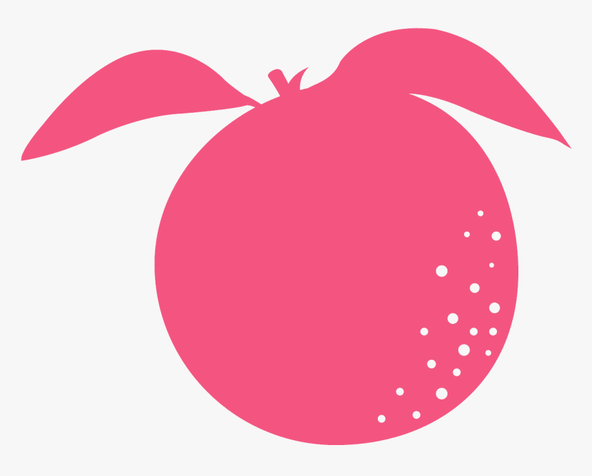 Pink Orange Fruit Logo, HD Png Download , Transparent Png Image - PNGitem