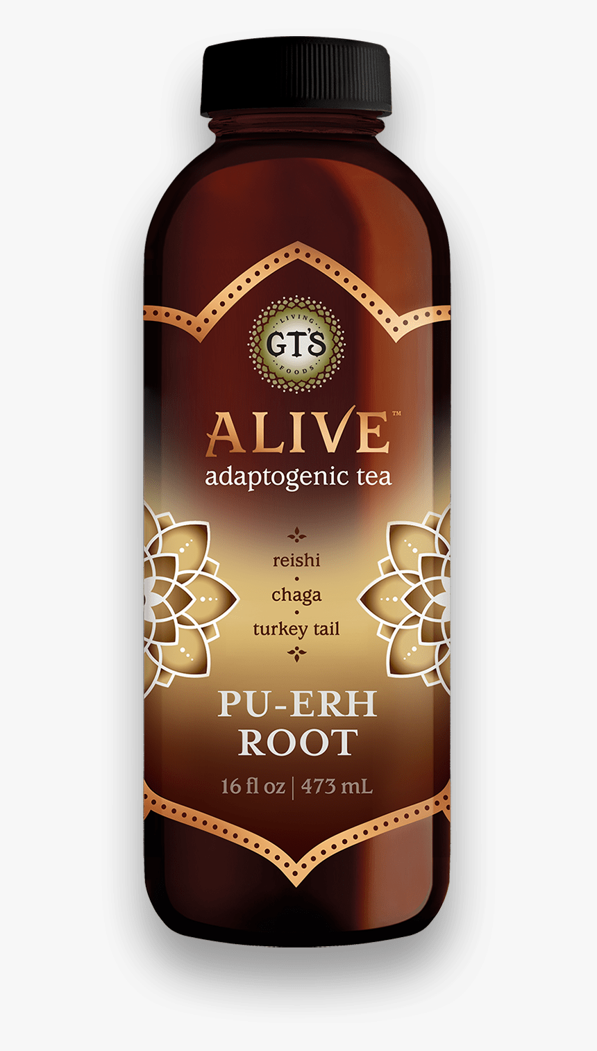 Pu-erh Root - Gts Alive Adaptogenic Tea, HD Png Download , Transparent ...