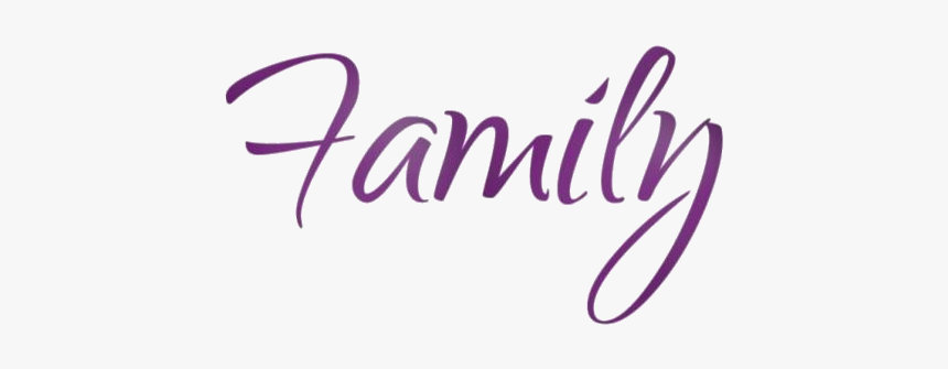 Family Text Silhouette Transparent Background - Easyparcel, HD Png ...