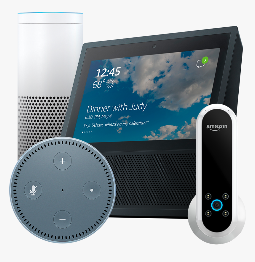 Amazon Echo - Echo Plus Echo Show Amazon, HD Png Download , Transparent Png Image - PNGitem