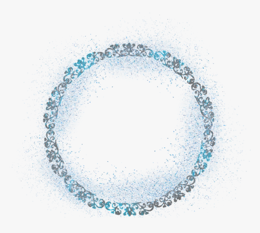 #frame #blue #circle #cool - Vector Circle Border Png, Transparent Png ...