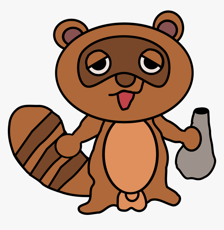 Tanuki Cartoon, HD Png Download , Transparent Png Image - PNGitem