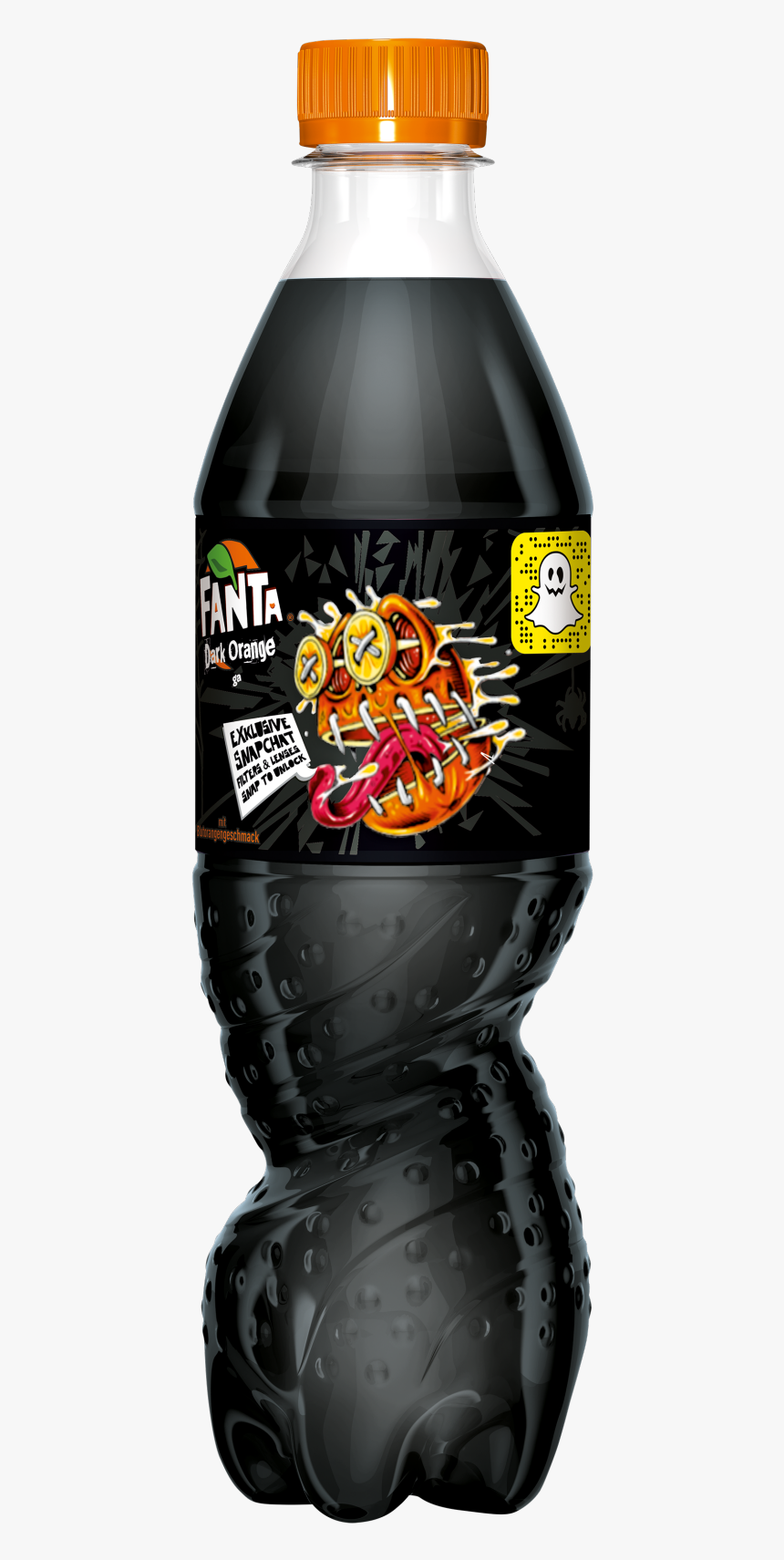 Fanta Dark Orange - Fanta Black Blood Orange, HD Png Download ...