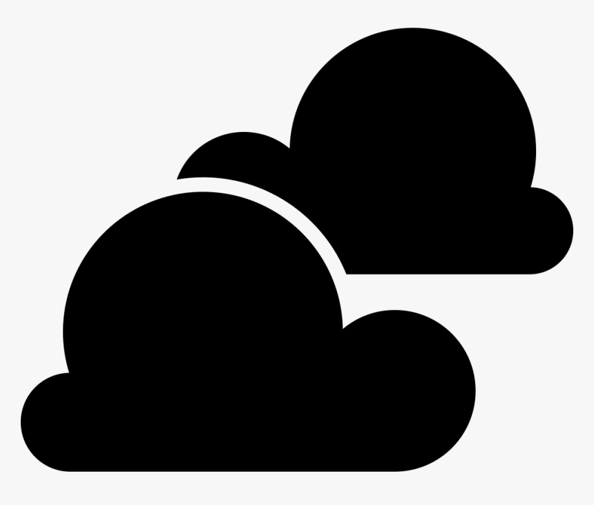 Clouds Clip Art Black And White