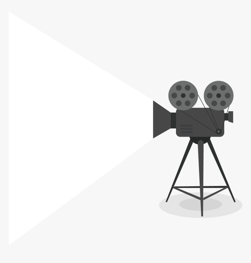 Movie Projector Cartoon Film Square Angle Png Image - Film Projector ...
