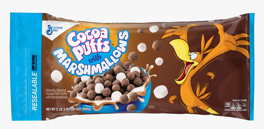 Cocoa Puffs With Marshmallows Cereal, HD Png Download , Transparent Png ...