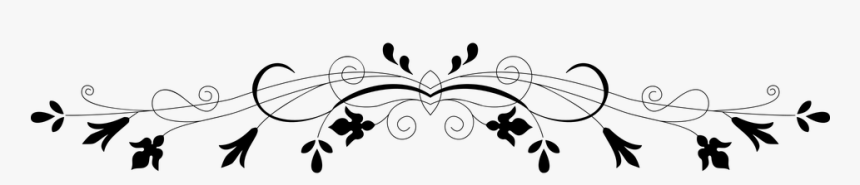 Decoration Clipart Dividing Line - Line Art Design Png, Transparent Png ...