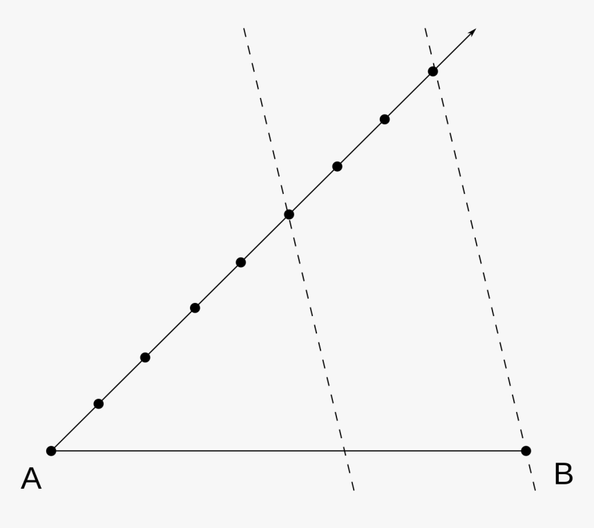 File - Dividing Segment - Svg - Segmented Line - Plot, HD Png Download ...