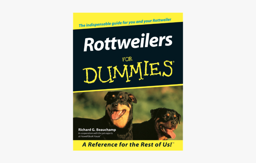Rottweiler Gifts - Dummies, HD Png Download , Transparent Png Image - PNGitem