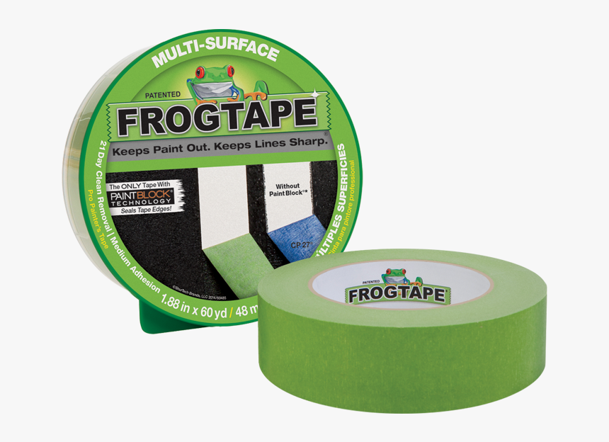 Transparent Under Construction Tape Png - Green Frog Tape, Png Download ...