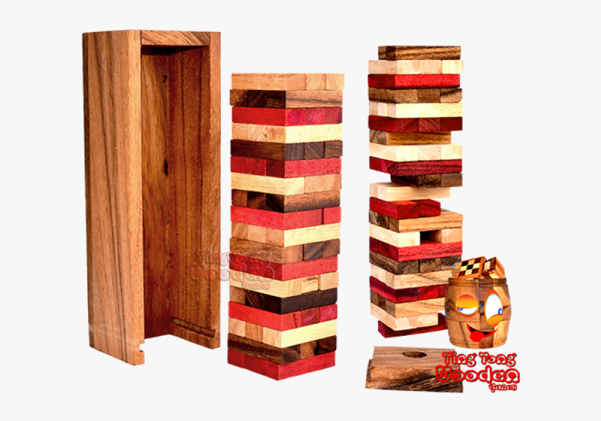 Wobbly Tower Colour The Wobbly Tower In Colour With - Jenga Colour, HD ...