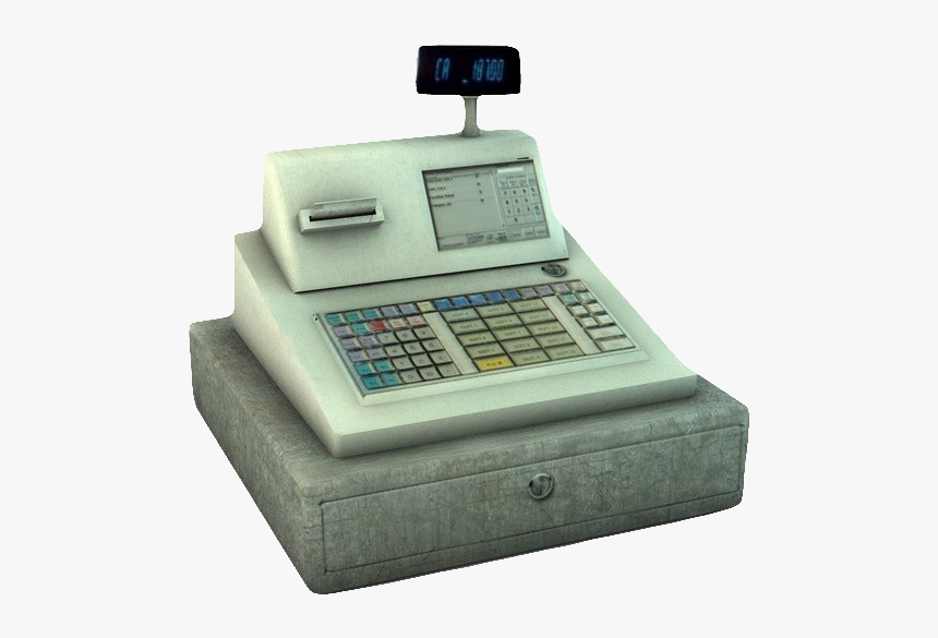 Clip Art D Computer Graphics Modeling - Cash Register 3d Model, HD Png ...