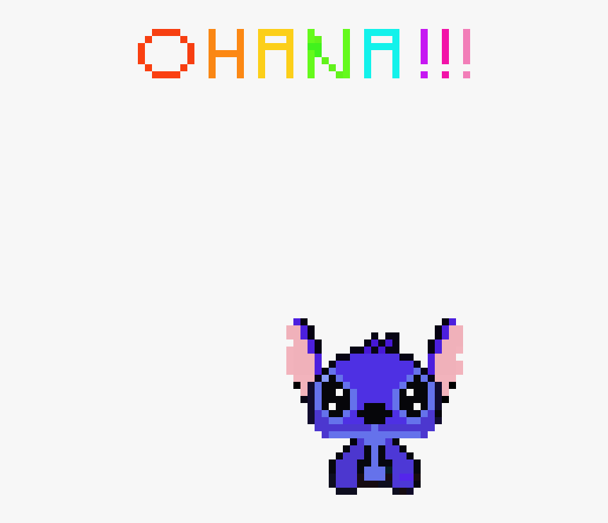 Lilo And Stich - Lilo And Stitch Pixel Art, HD Png Download ...