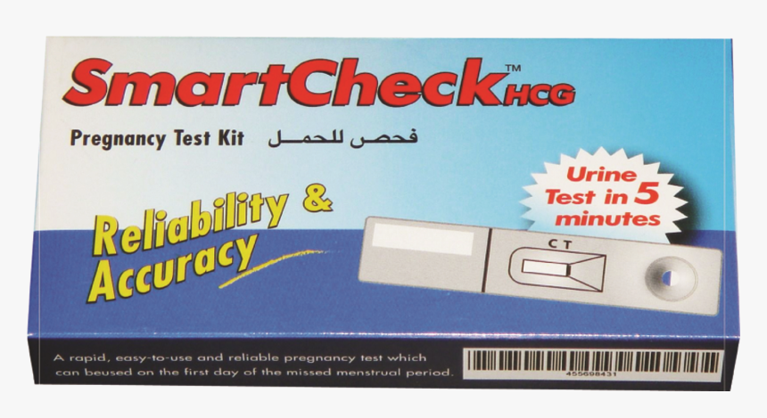 Smart Check Pregnancy Test, HD Png Download , Transparent Png Image ...