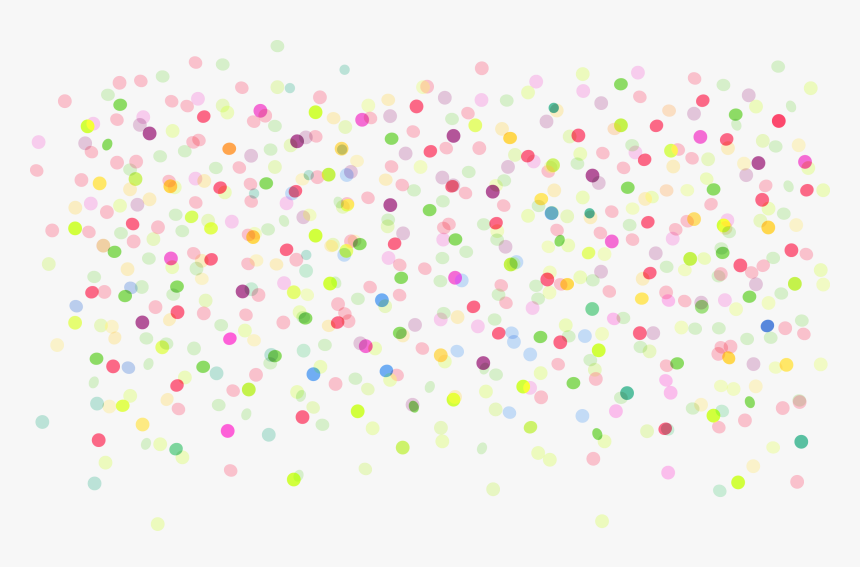 Decorative Clipart Colorful - Transparent Polka Dot Clipart, HD Png ...