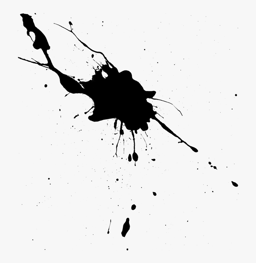 Paint Splatter Splash Free Photo - Ink Drip Png, Transparent Png ...