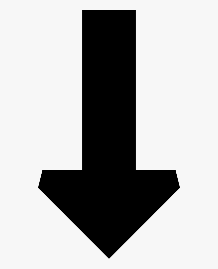 Long Arrow Down, HD Png Download , Transparent Png Image - PNGitem