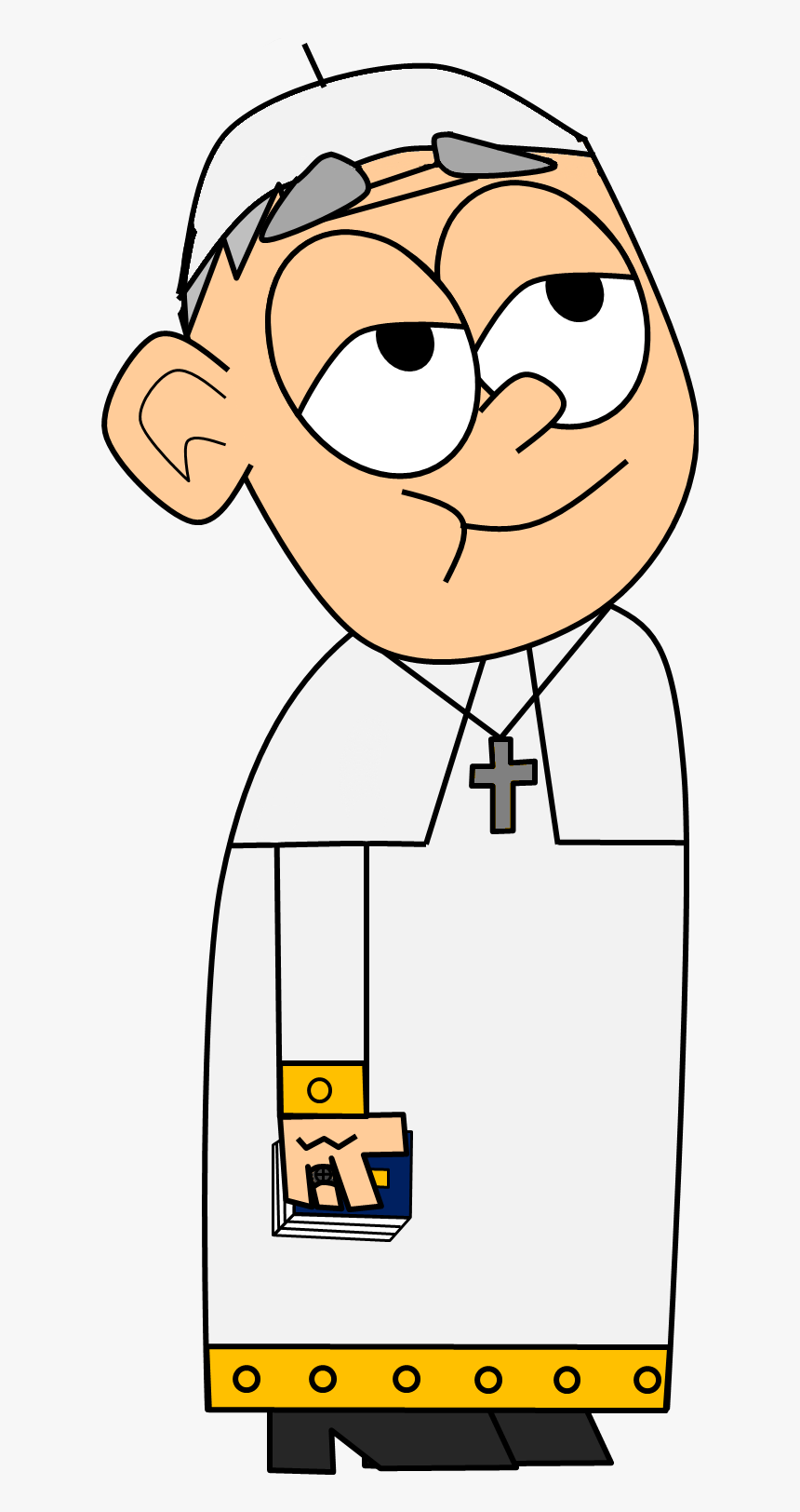 The Loud House Fanon Wikia - Cartoon Picture Of Pope, HD Png Download ...