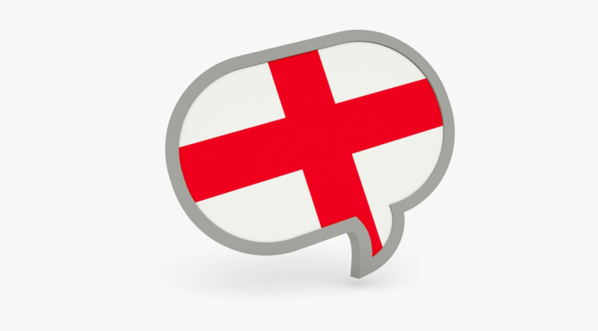 Speech Bubble Icon - English Flag In Speech Bubble, HD Png Download ...