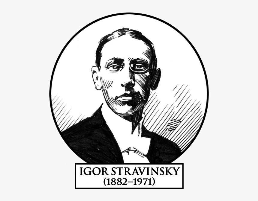 Igor Stravinsky - Cartoon - Cartoon, HD Png Download , Transparent Png ...