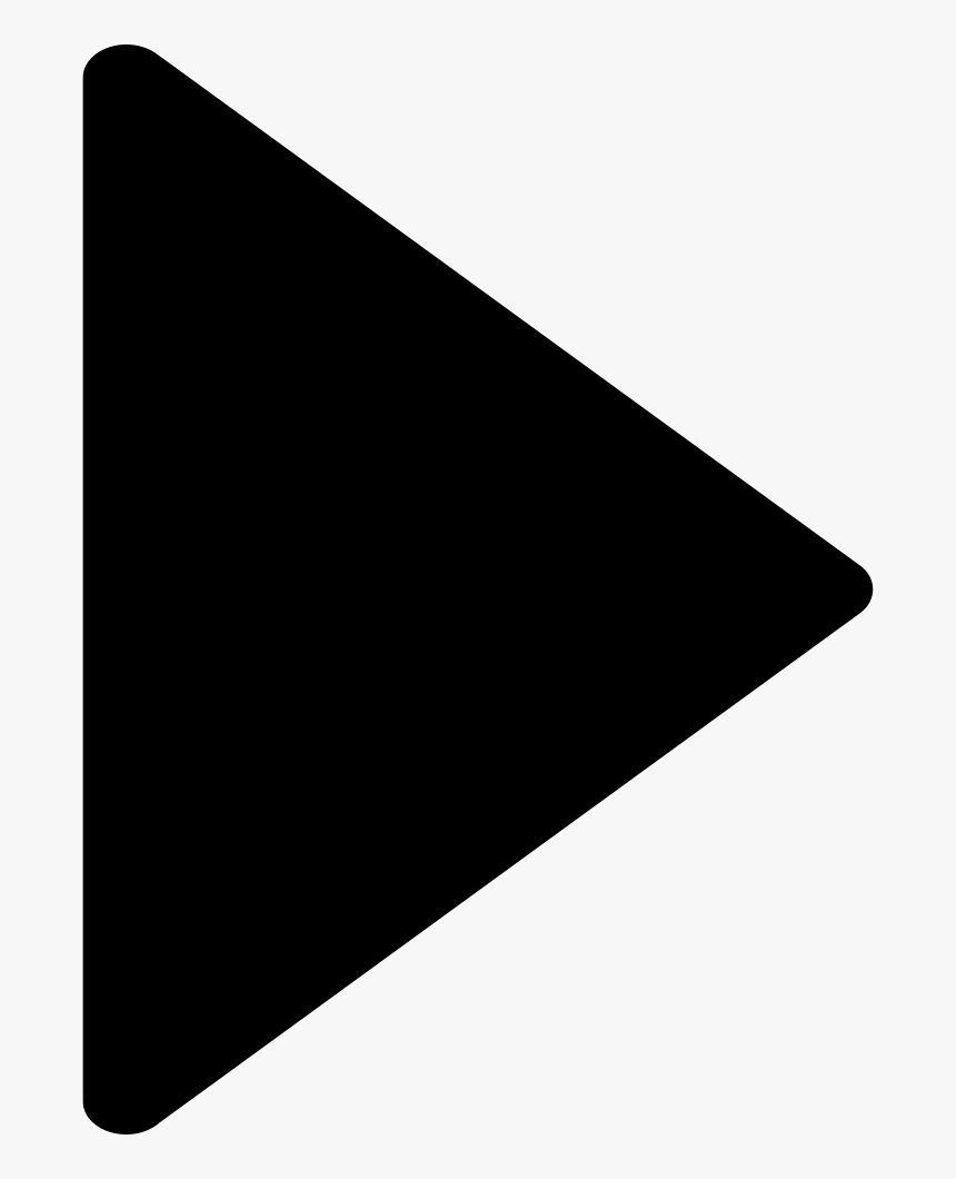 Simple Play Button - Right Arrow Triangle, HD Png Download ...