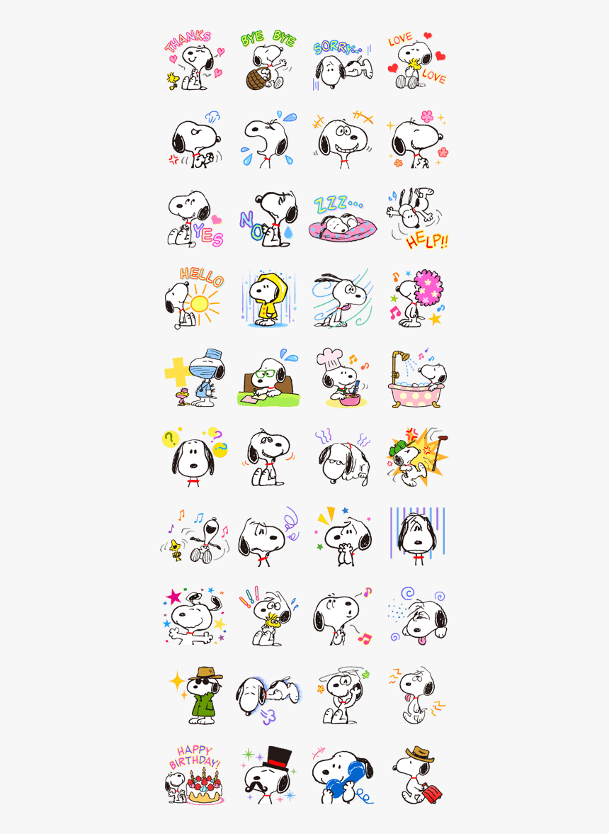 Snoopy Funny Faces, HD Png Download , Transparent Png Image - PNGitem