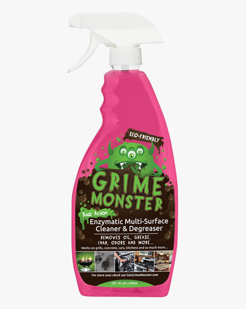 Grime Monster 22oz - Bottle, HD Png Download , Transparent Png Image ...