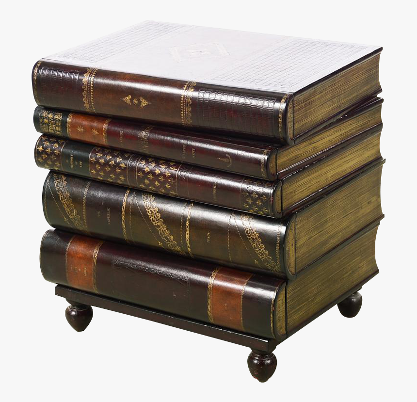 Book Stack Side Table, HD Png Download , Transparent Png Image - PNGitem