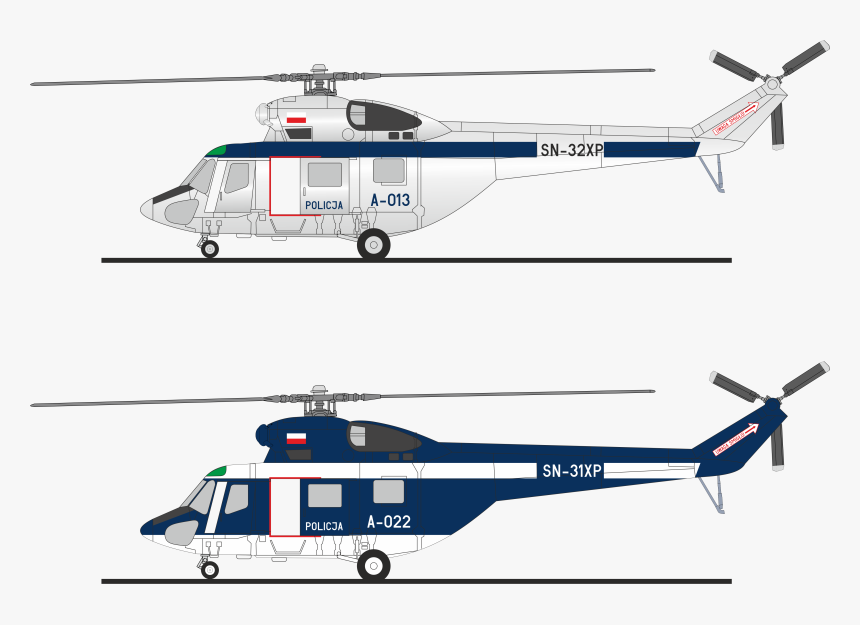 Lotnictwo Policji Schemat Malowania - Policyjne Śmigłowce, HD Png ...