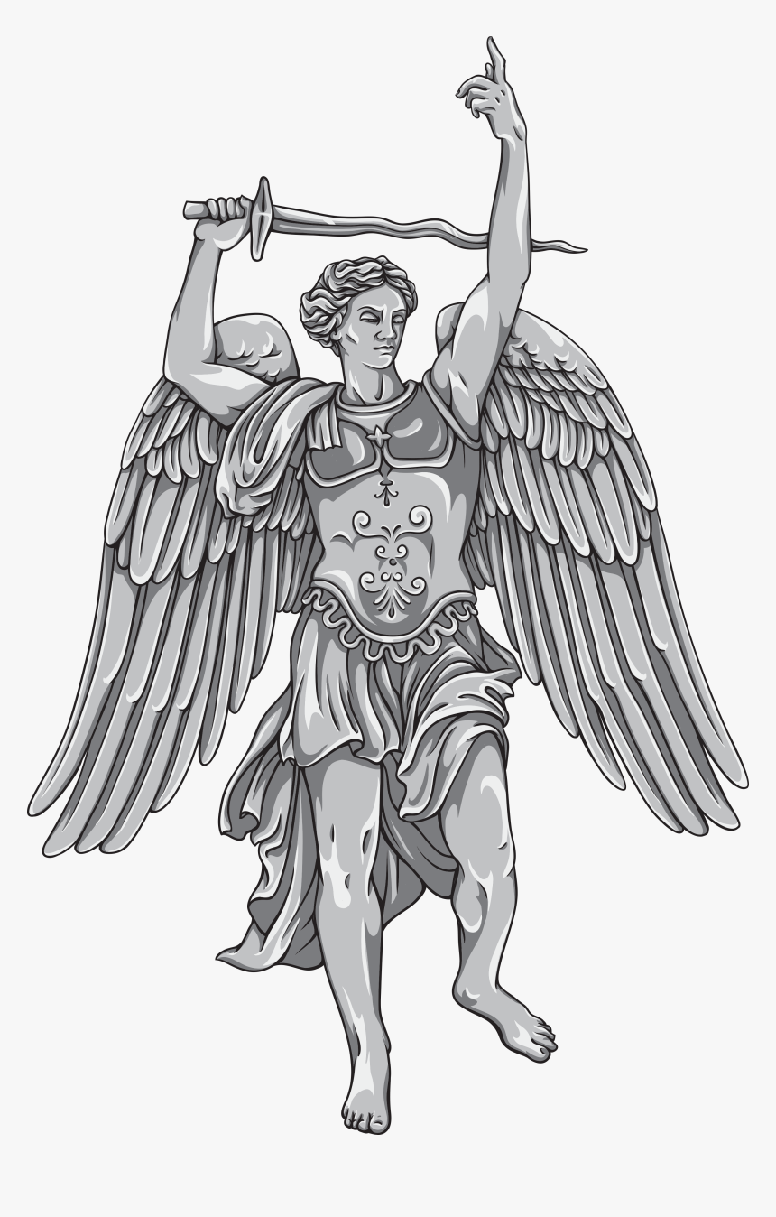 Transparent Saint Michael Clipart - San Miguel Arcangel Vector, HD Png ...
